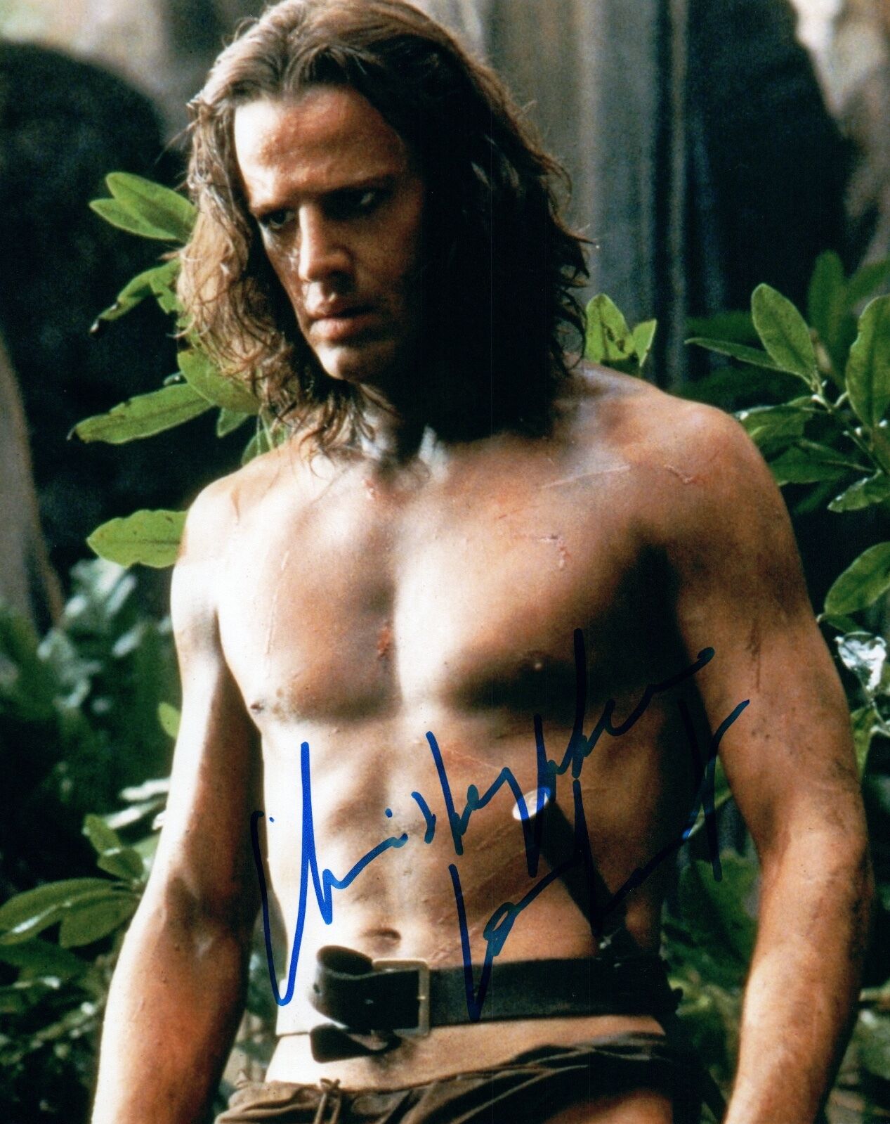 Christopher Lambert Signed Autograph 8x10 Photo Highlander Mortal ...