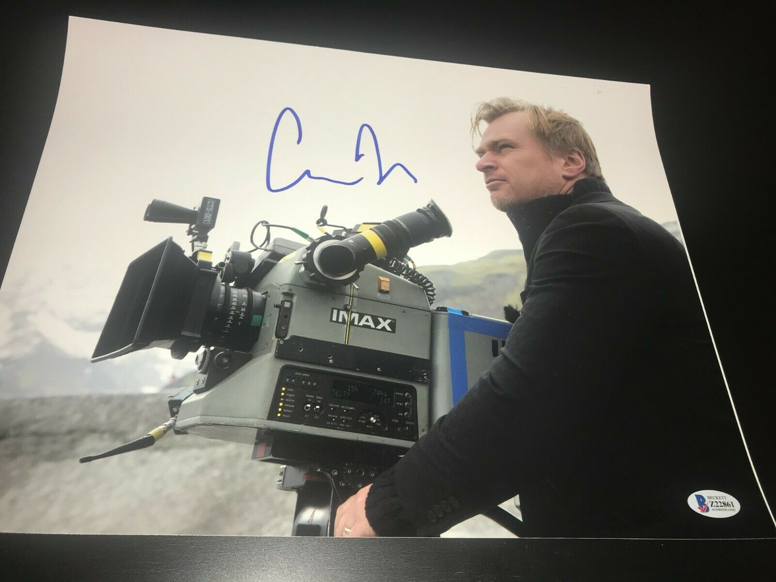 CHRISTOPHER NOLAN SIGNED AUTOGRAPH 11x14 PHOTO INTERSTELLAR BECKETT BAS ...