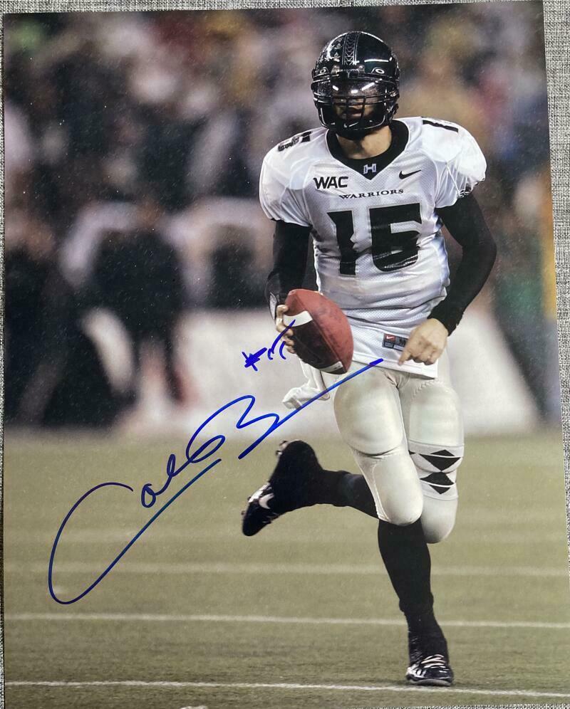 COLT BRENNAN SIGNED AUTOGRAPH 11X14 PHOTO VERY RARE FOOTBALL STAR ...