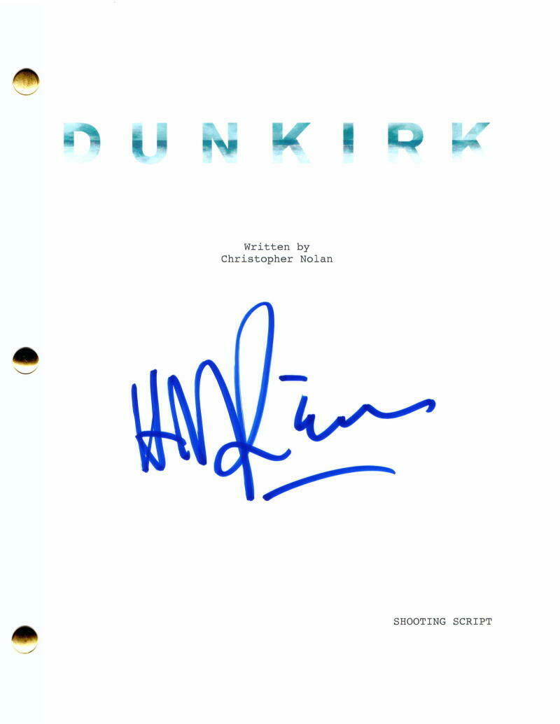 COMPOSER HANS ZIMMER SIGNED AUTOGRAPH DUNKIRK MOVIE SCRIPT ...