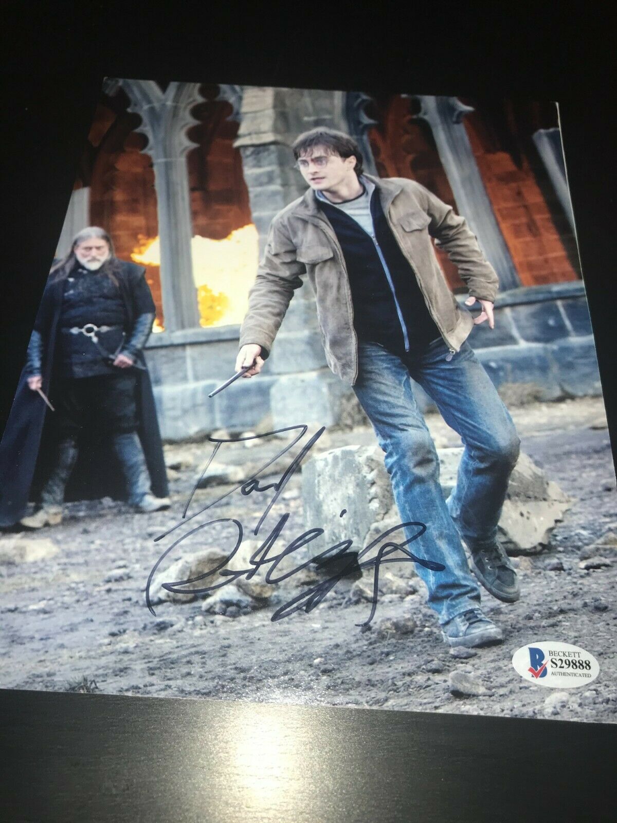 DANIEL RADCLIFFE SIGNED AUTOGRAPH 8x10 PHOTO HARRY POTTER BECKETT BAS ...