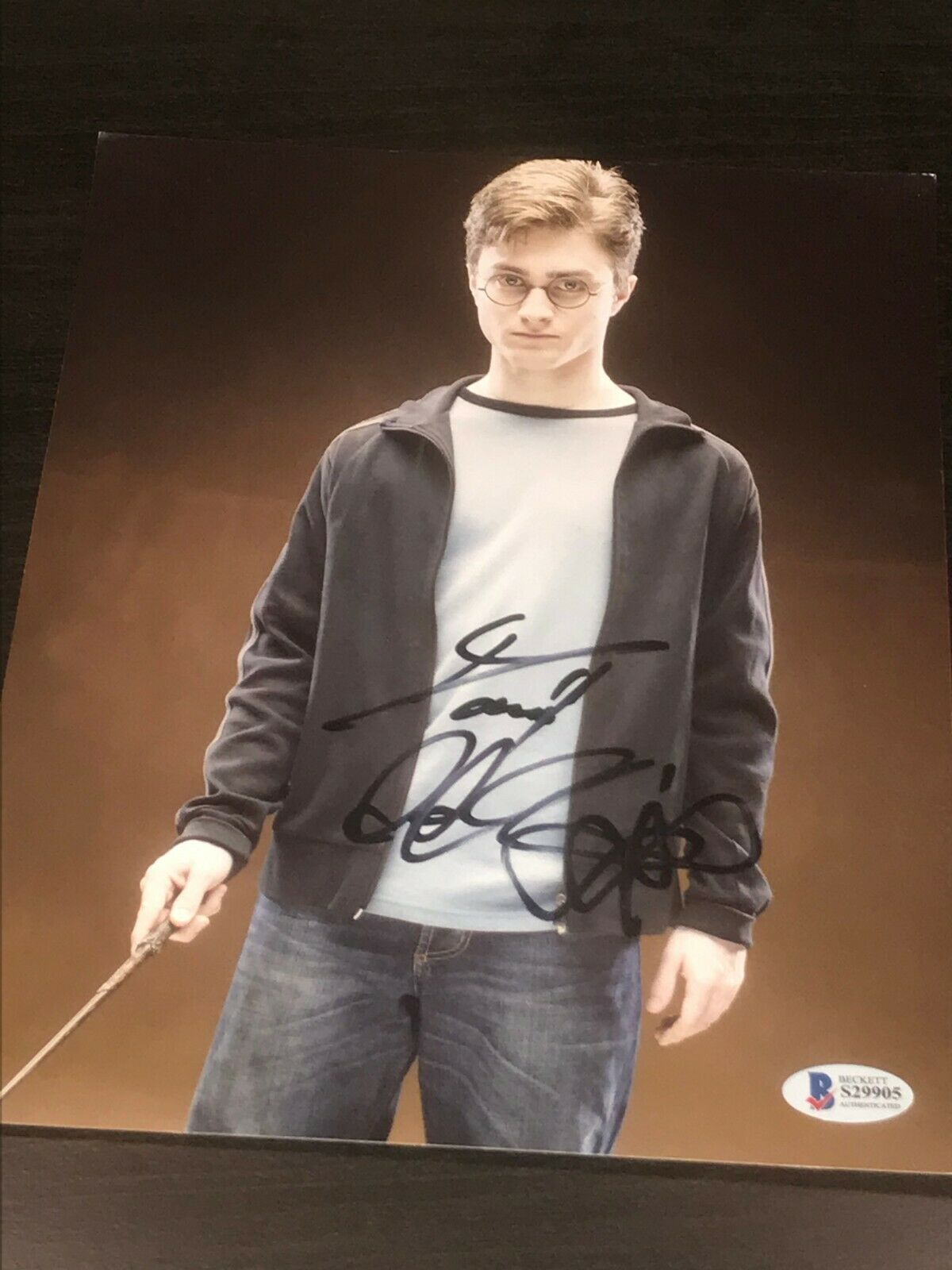 DANIEL RADCLIFFE SIGNED AUTOGRAPH 8x10 PHOTO HARRY POTTER SORCERER ...