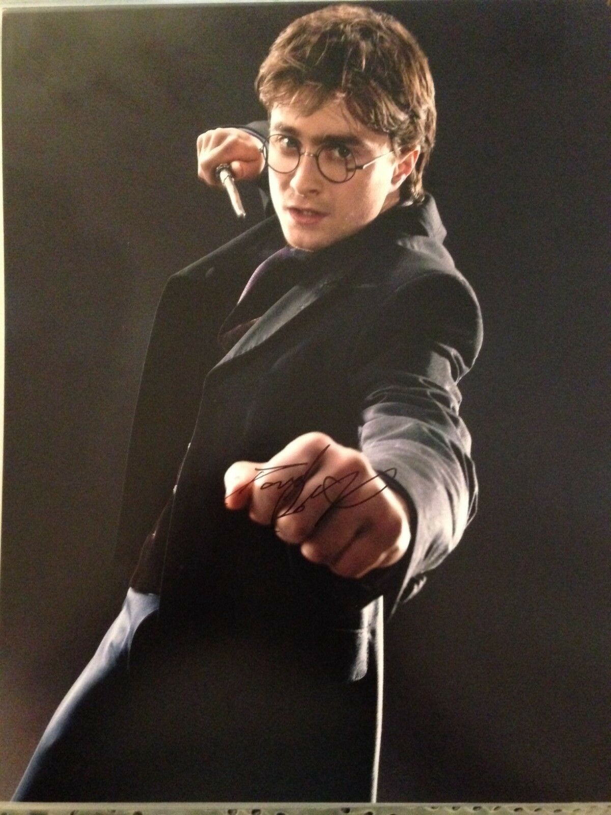 Daniel Radcliffe signed autographed huge 11x14 photo Harry Potter ...