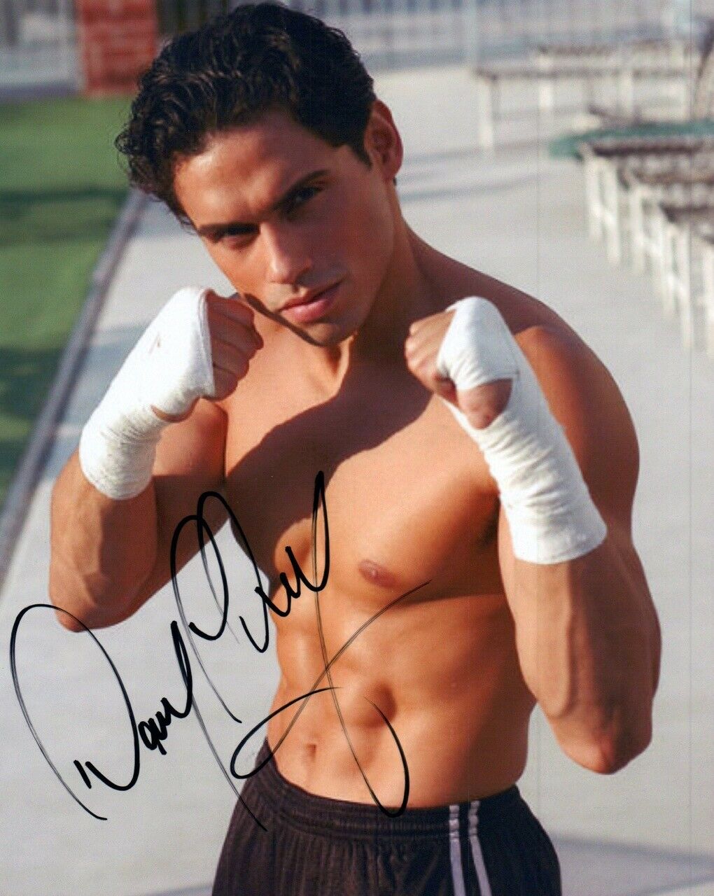 Danny Arroyo Signed Autographed 8x10 Photo Handsome Shirtless Actor COA ...