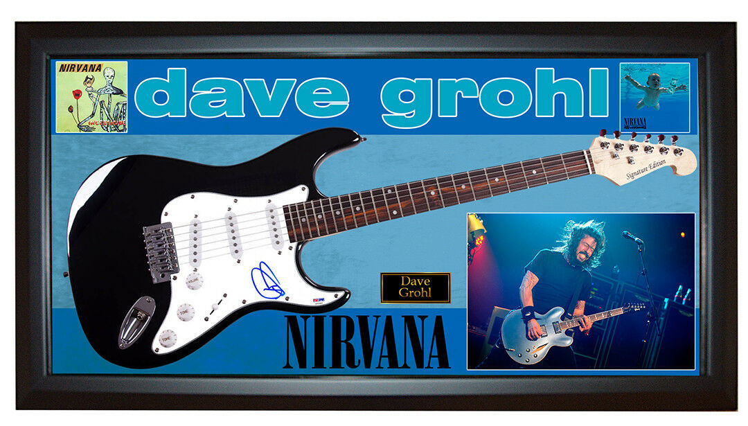 Dave Grohl Autographed Foo Fighters Guitar UACC RD AFTAL COA PSA ...