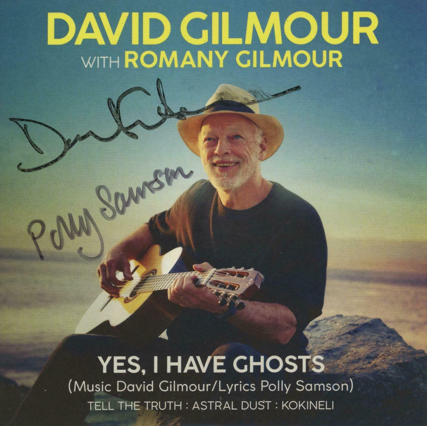 David Gilmour "Pink Floyd" AUTOGRAPH Signed 'Yes, I Have Ghosts' CD B ...