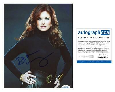 Debra Messing "Smash" AUTOGRAPH Signed 'Julia Houston' 8x10 Photo ACOA ...
