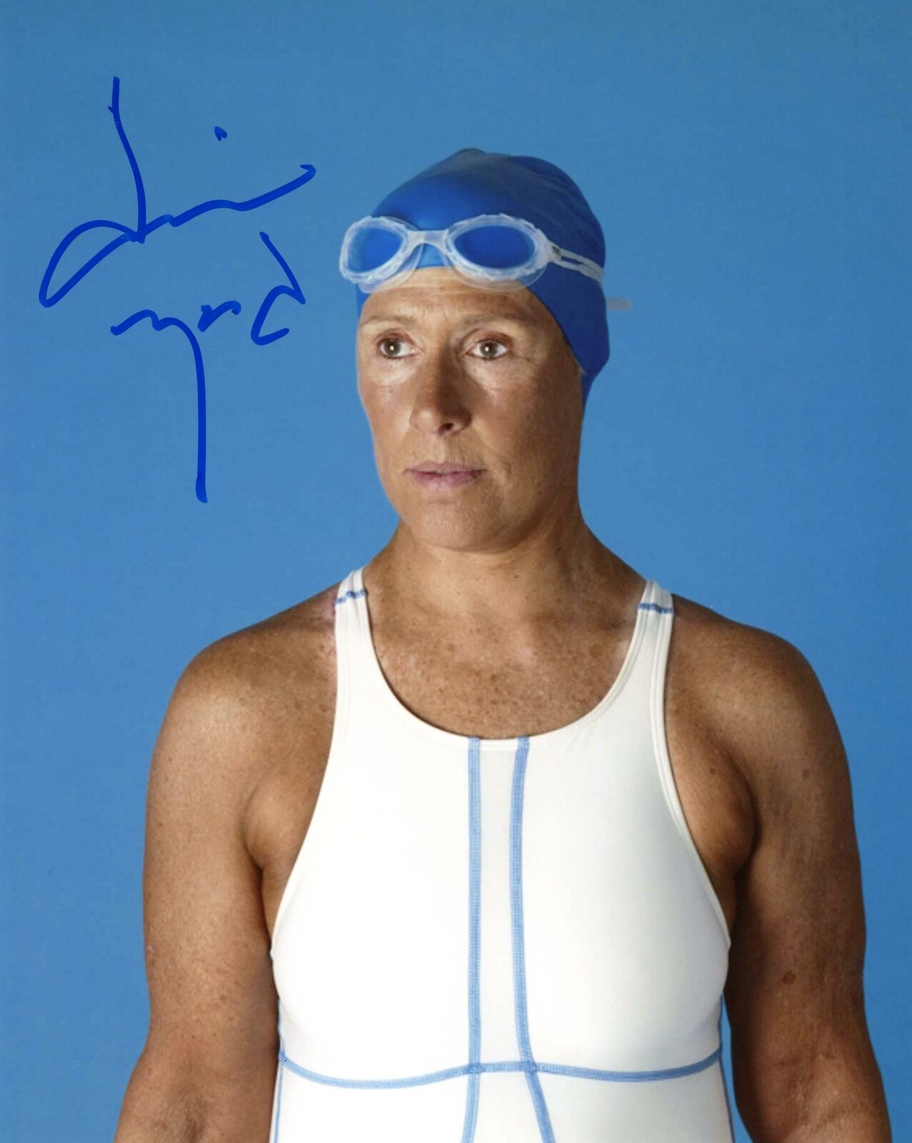 Diana Nyad AUTOGRAPH Signed Distance Swimming 8x10 Photo | Autographia