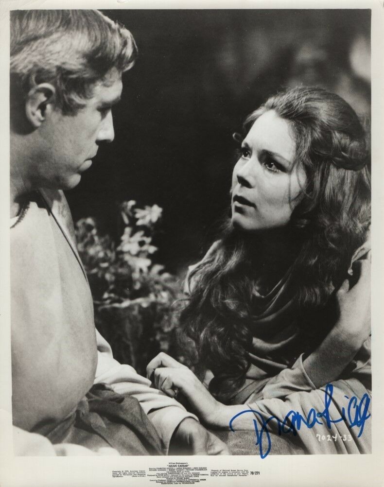 DIANA RIGG signed autographed JULIUS CAESAR PORTIA original press photo ...
