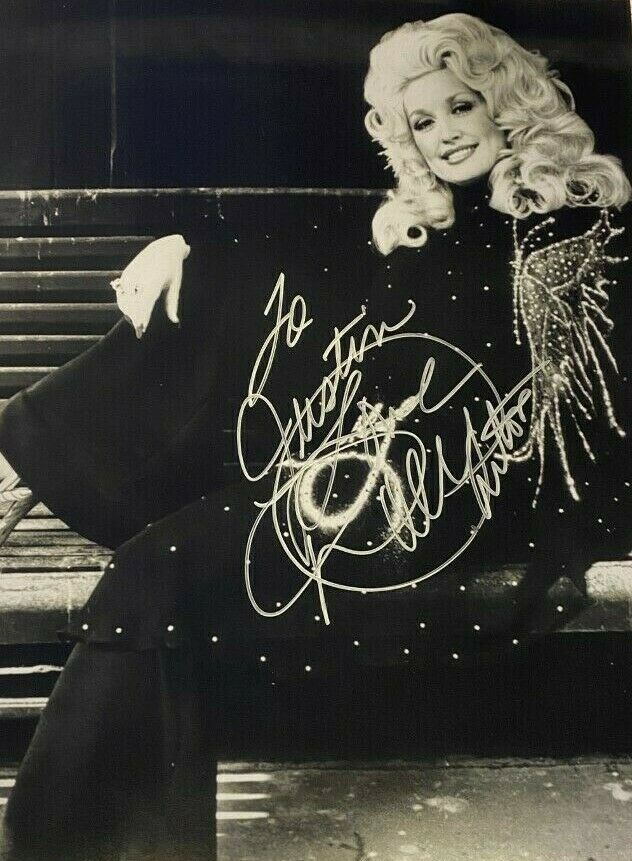 Dolly Parton signed autographed 11x14 Photo 9 to 5 Huge Extremely Rare ...