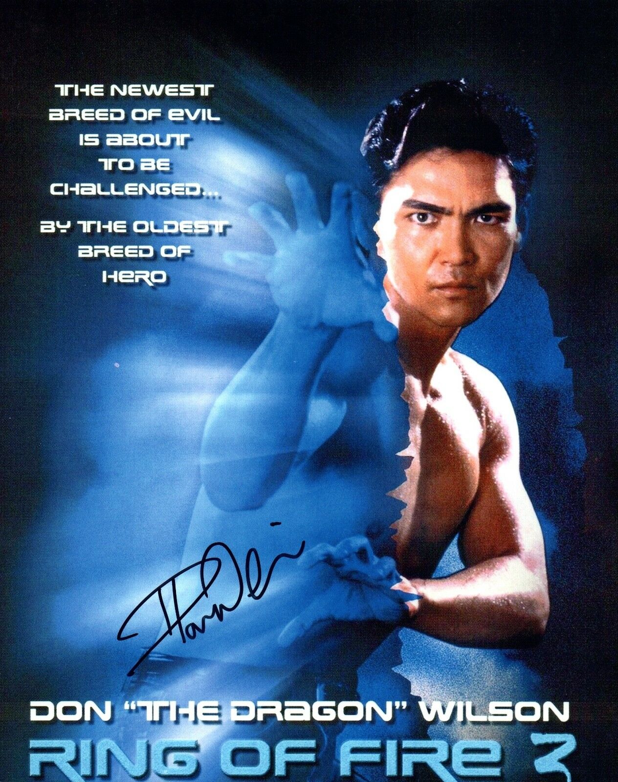Don Wilson Signed Autographed 8x10 Photo Kickboxing Star Ring of Fire 3 ...