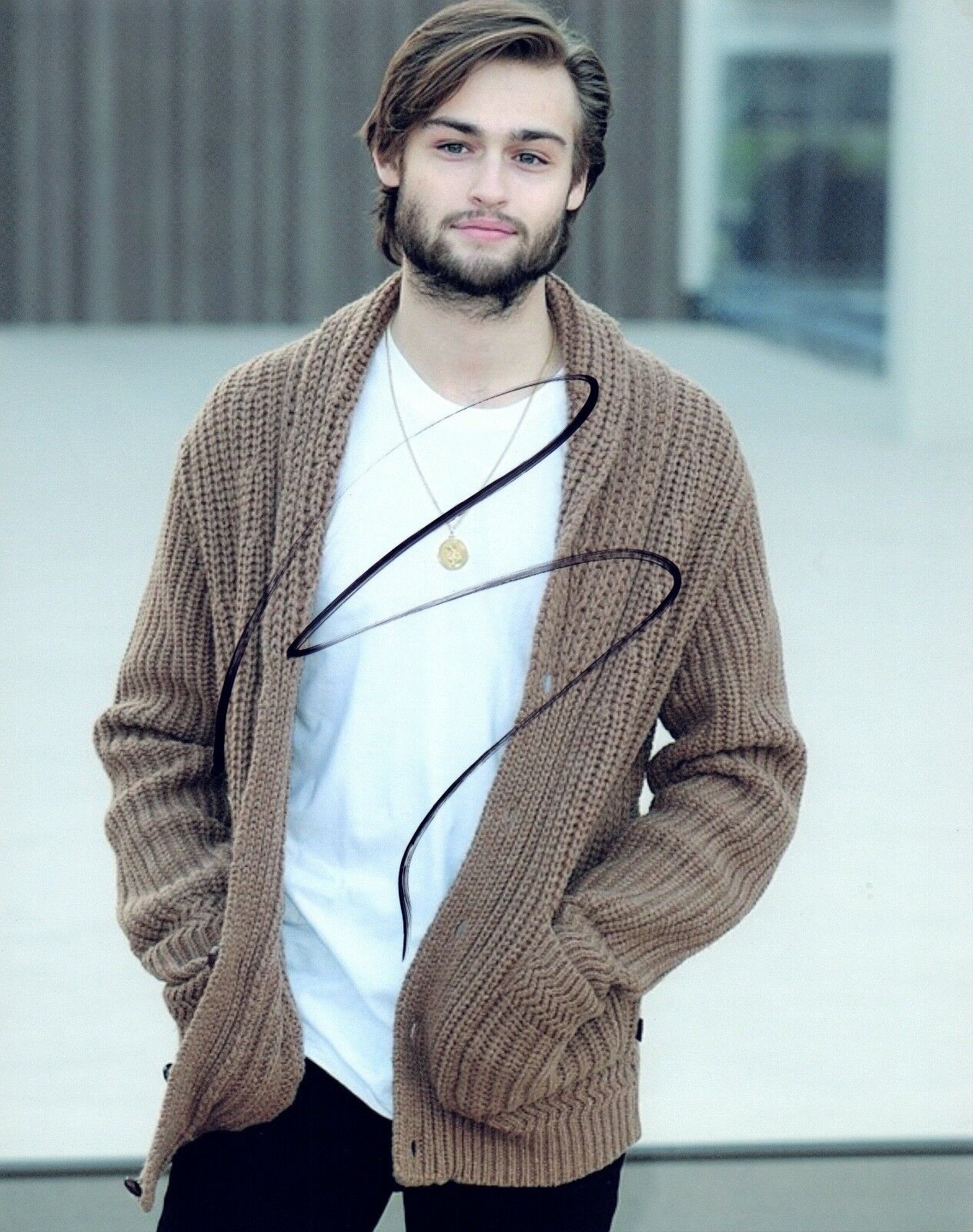 Douglas Booth Signed Autographed 8x10 Photo Hot Handsome Actor & Model ...