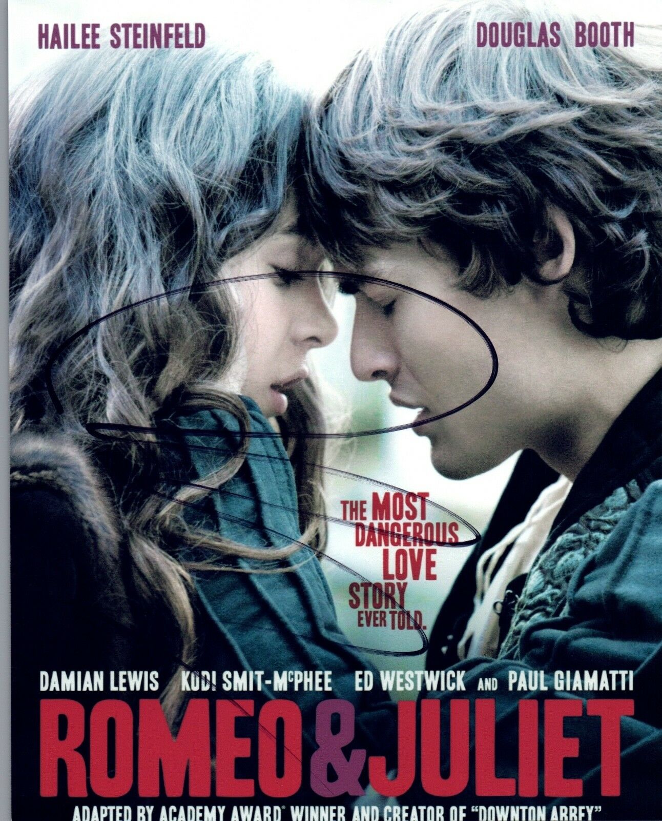 Douglas Booth Signed Autographed 8x10 Photo ROMEO & JULIET Actor COA AB ...