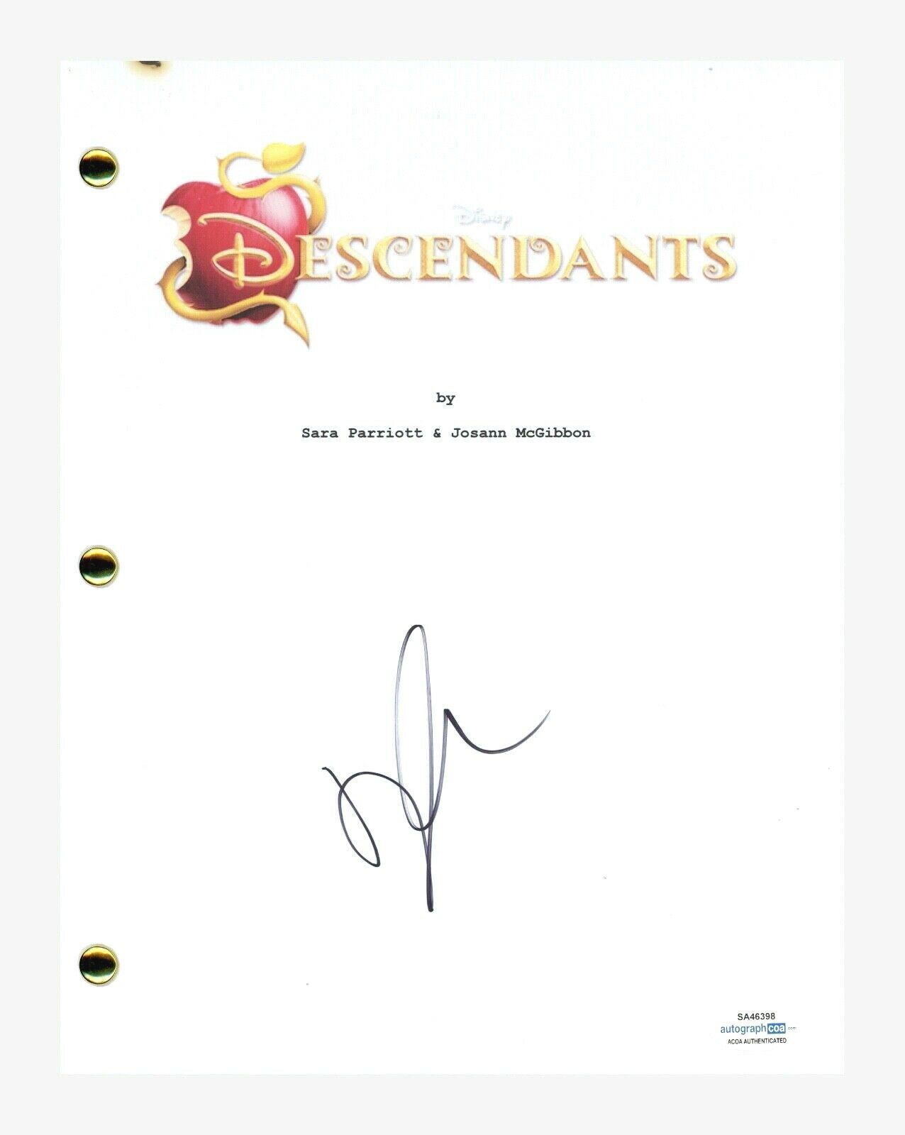 Dove Cameron Signed Autographed Descendants Movie Script Screenplay ...