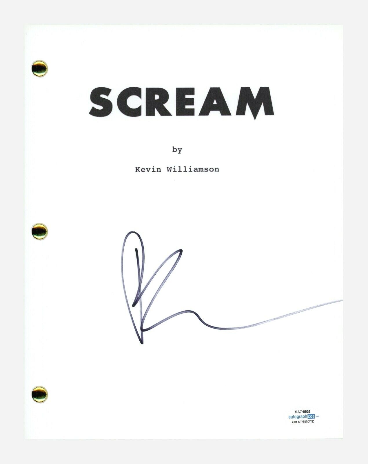 Drew Barrymore Signed Autographed Scream Movie Script Screenplay Horror ...