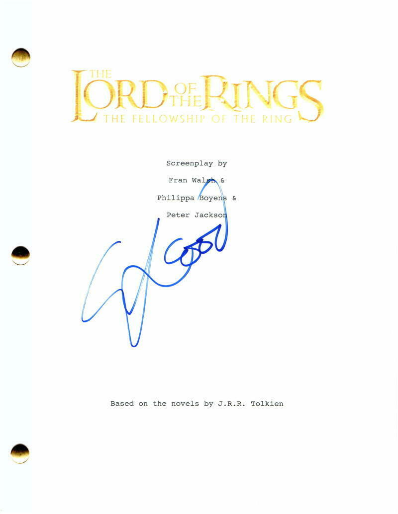 ELIJAH WOOD SIGNED AUTOGRAPH LORD OF THE RINGS: FELLOWSHIP THE RING ...