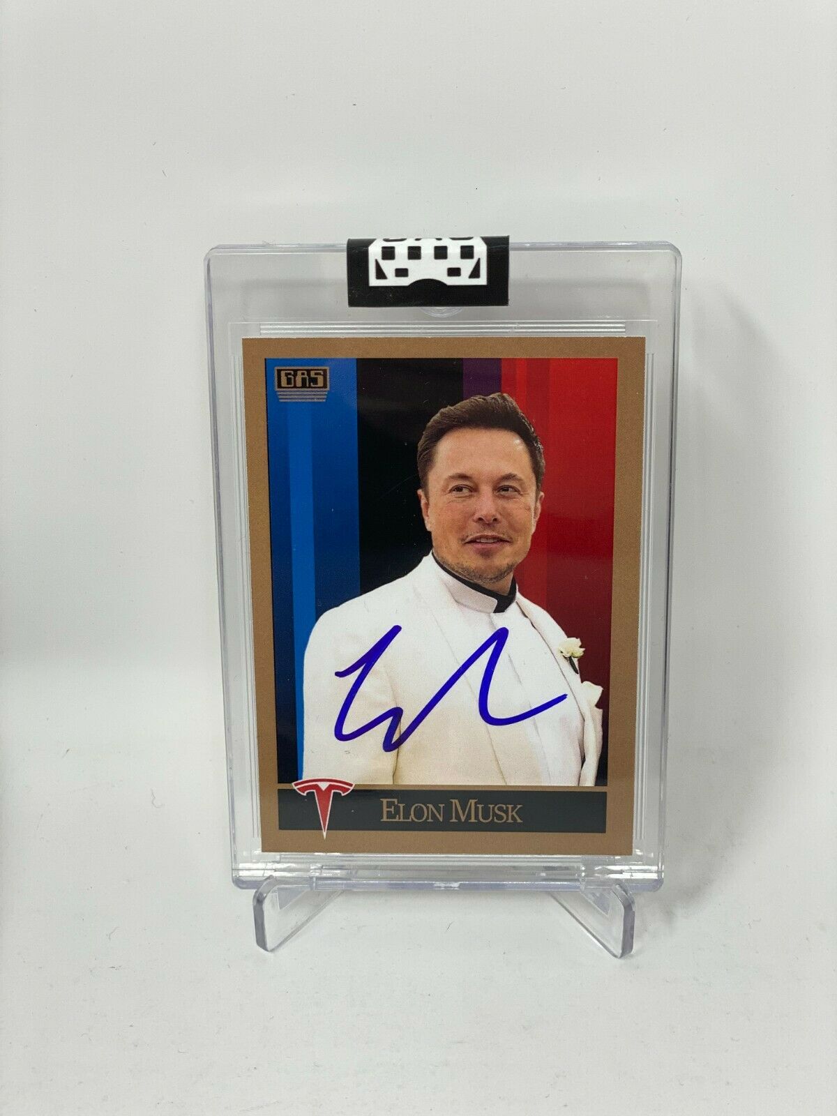 ELON MUSK SIGNED 2021 G.A.S. GAS ROOKIE CARD NTWRK AUTOGRAPH AUTO RARE ...