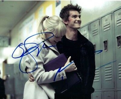 Emma Stone & Andrew Garfield Signed Autograph 8x10 Photo Spider-Man COA ...