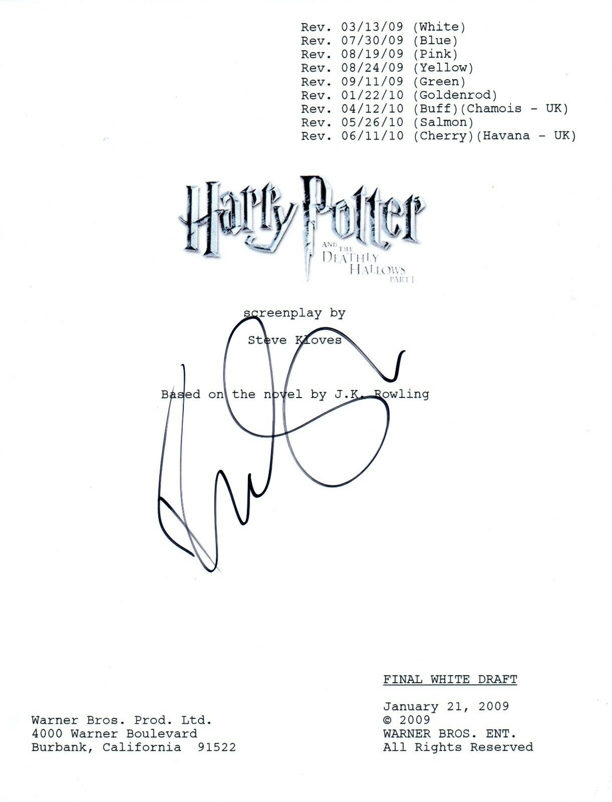 Fiona Shaw Signed Autographed Harry Potter Deathly Hallows Pt1 Movie ...