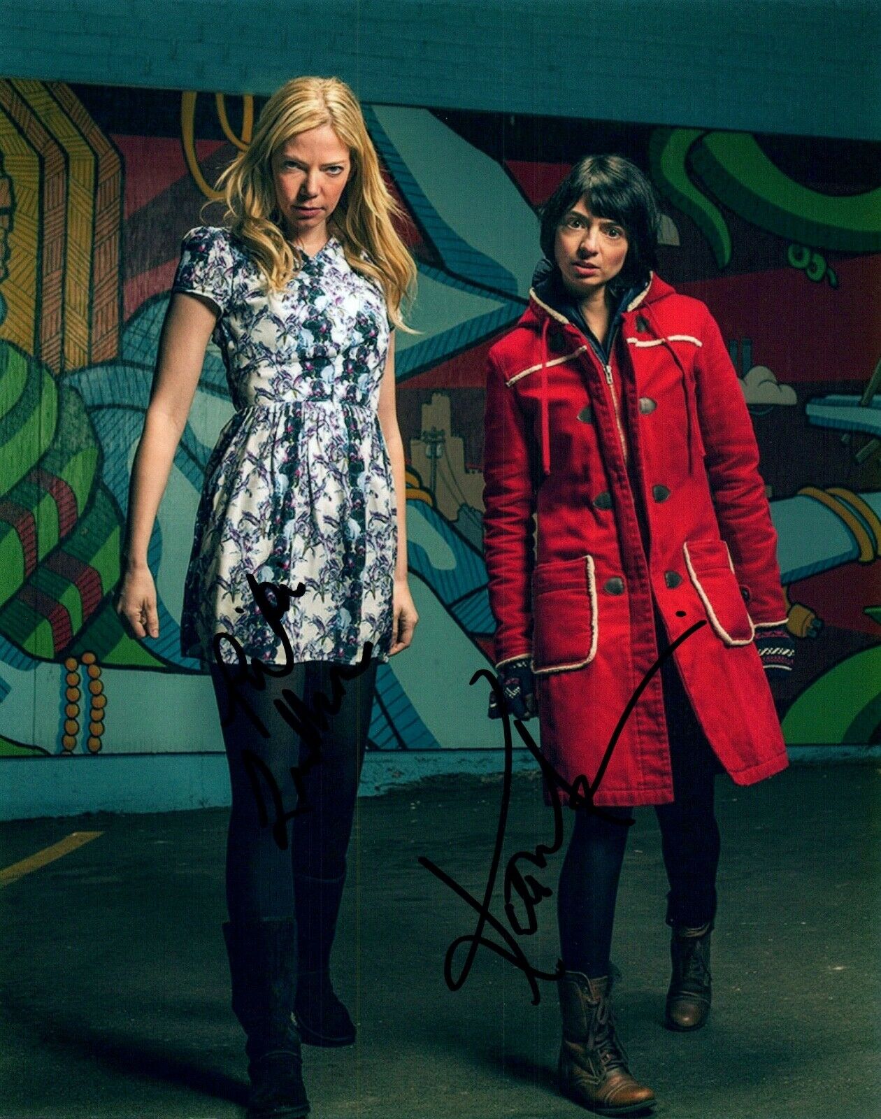 Garfunkel & Oates Signed Autograph 8x10 Photo Riki Lindhome Kate ...