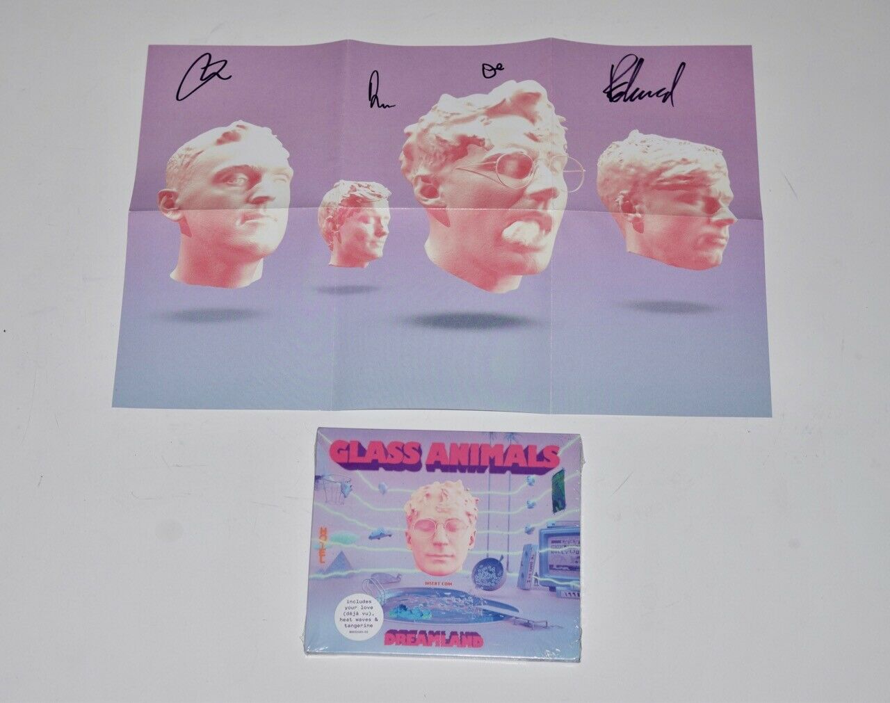Glass Animals Signed Autographed Poster Booklet + Dreamland CD COA ...