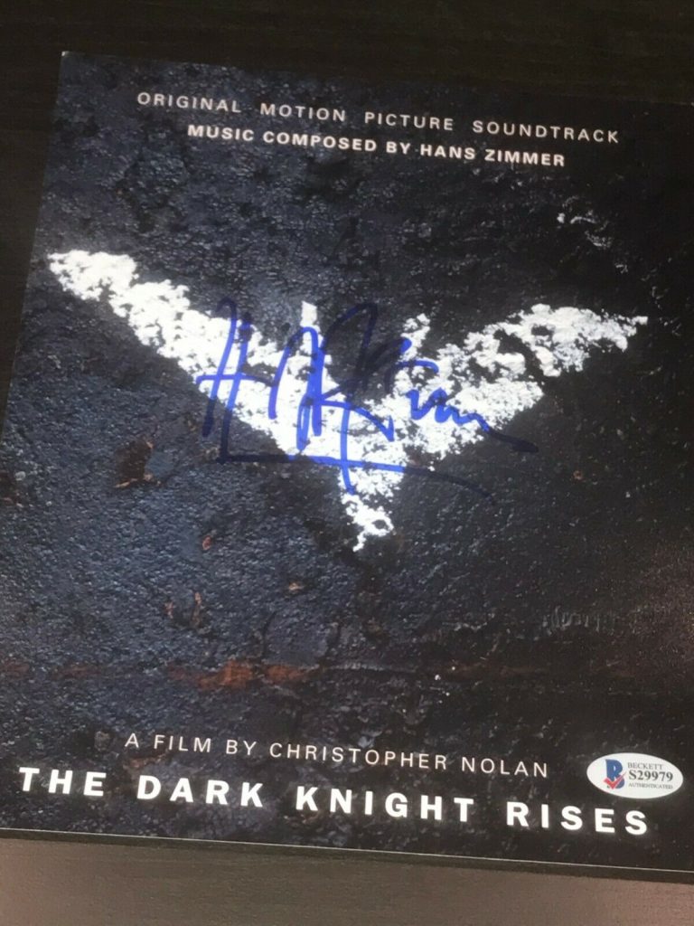 HANS ZIMMER SIGNED AUTOGRAPH 8x10 PHOTO BATMAN DARK KNIGHT IN PERSON ...