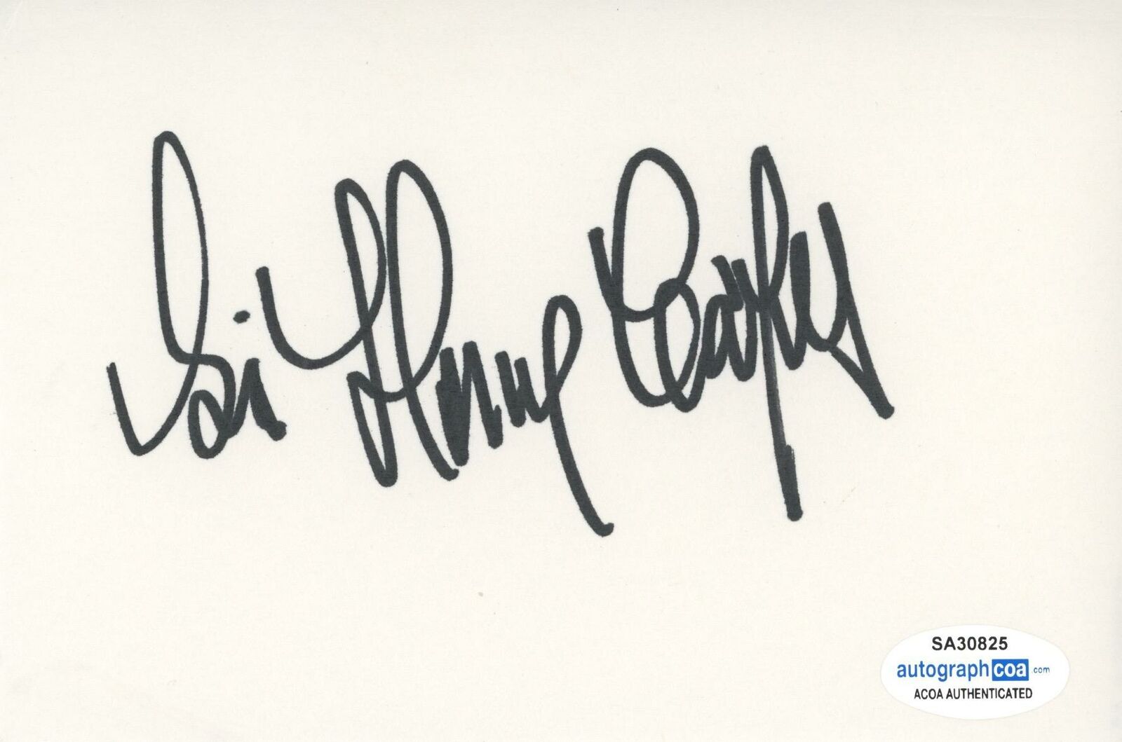 Henry Cooper Autographed Signed Index Heavyweight Boxer Muhammad Ali ...