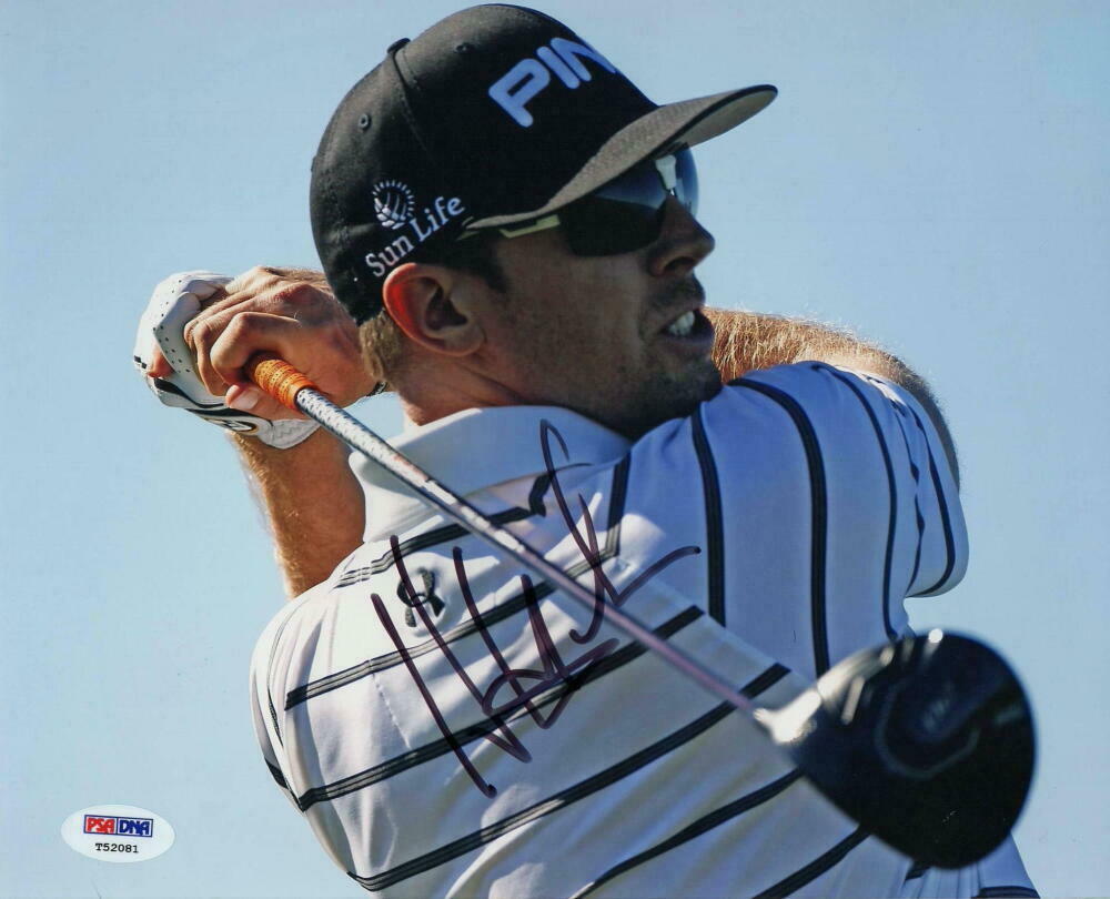 HUNTER MAHAN SIGNED AUTOGRAPH 8x10 PHOTO - PGA TOUR SUPERSTAR, GOLF HAT ...