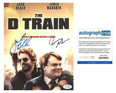 Jack Black James Marsden The D Train Autographed Signed 8x10 Photo ACOA ...