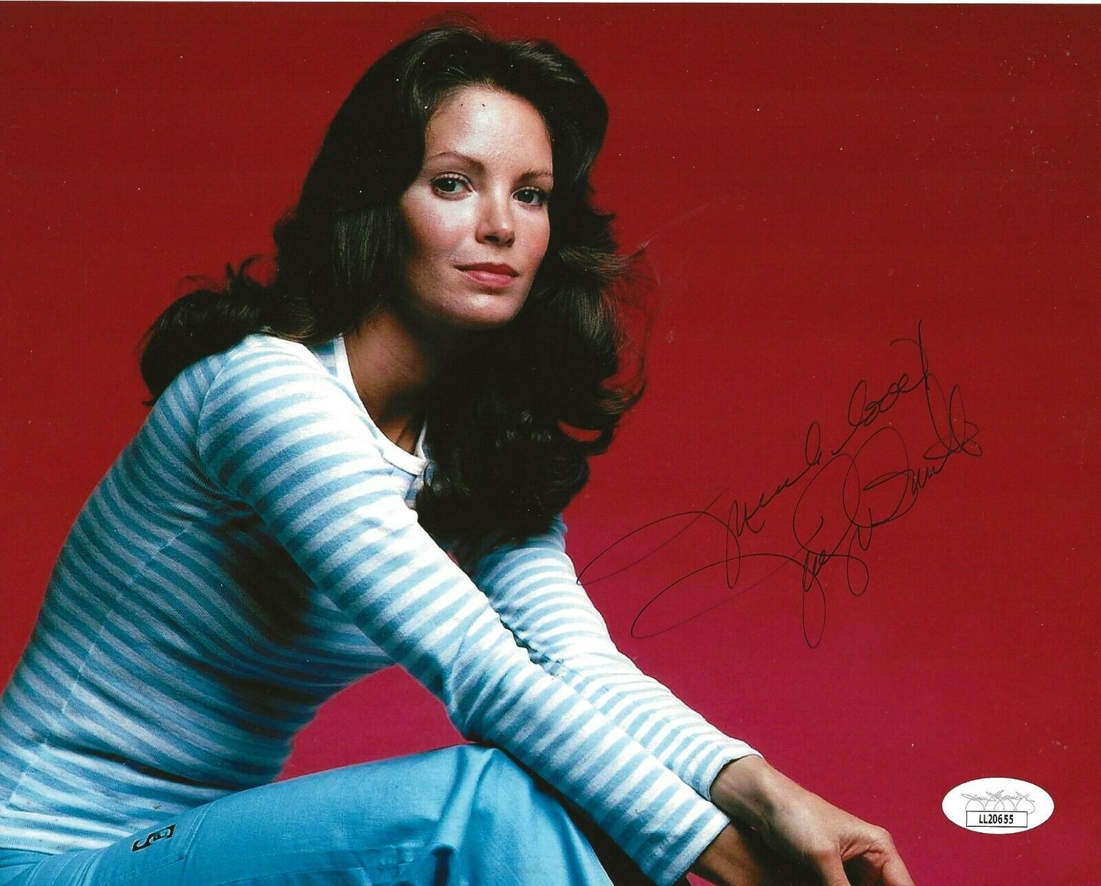 Jaclyn Smith signed Charlie's Angels 8x10 photo autographed Kelly Garrett JSA Collectible ...