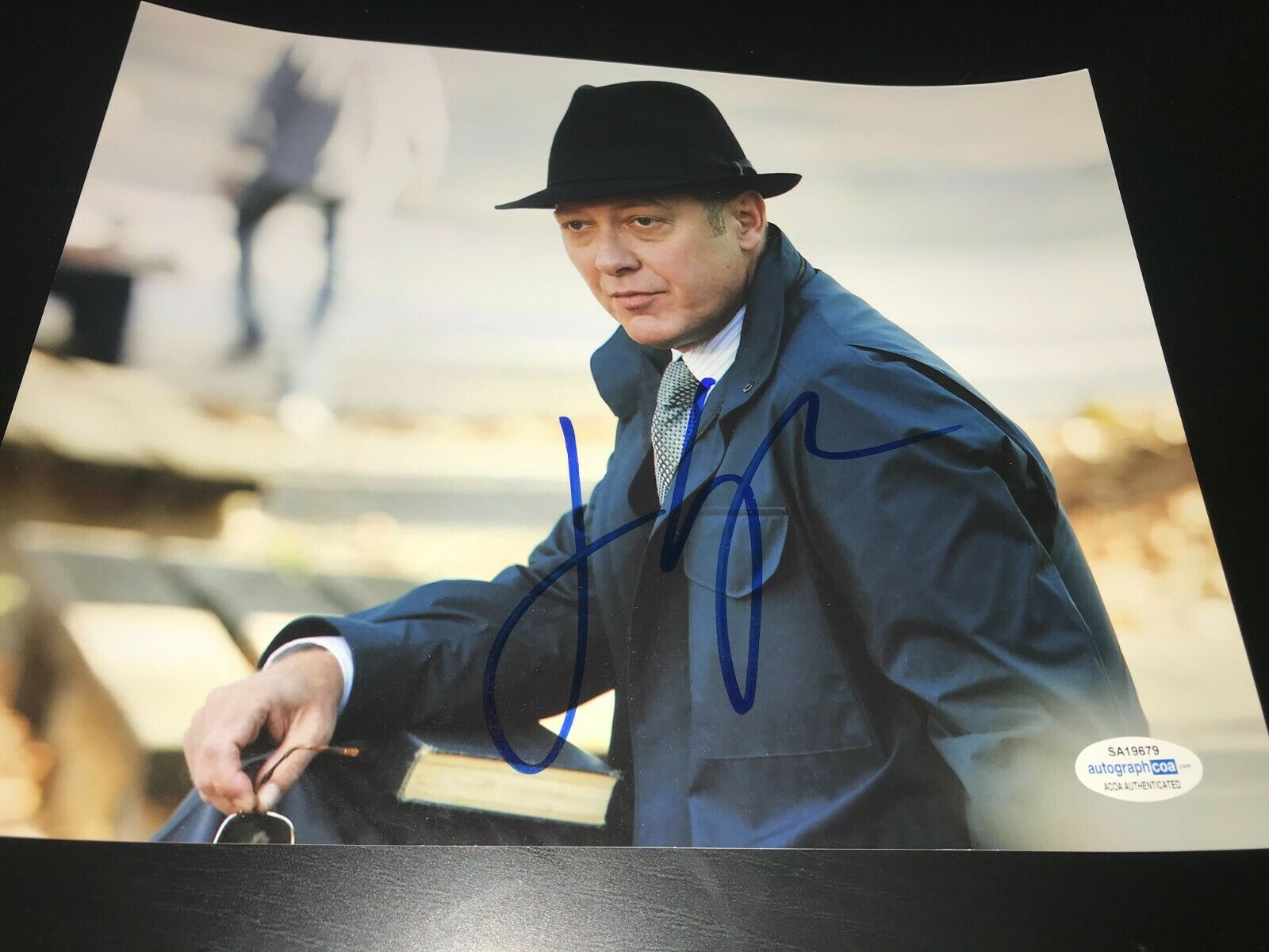 JAMES SPADER SIGNED AUTOGRAPH 8x10 PHOTO BLACKLIST ACTION SHOT ACOA ...