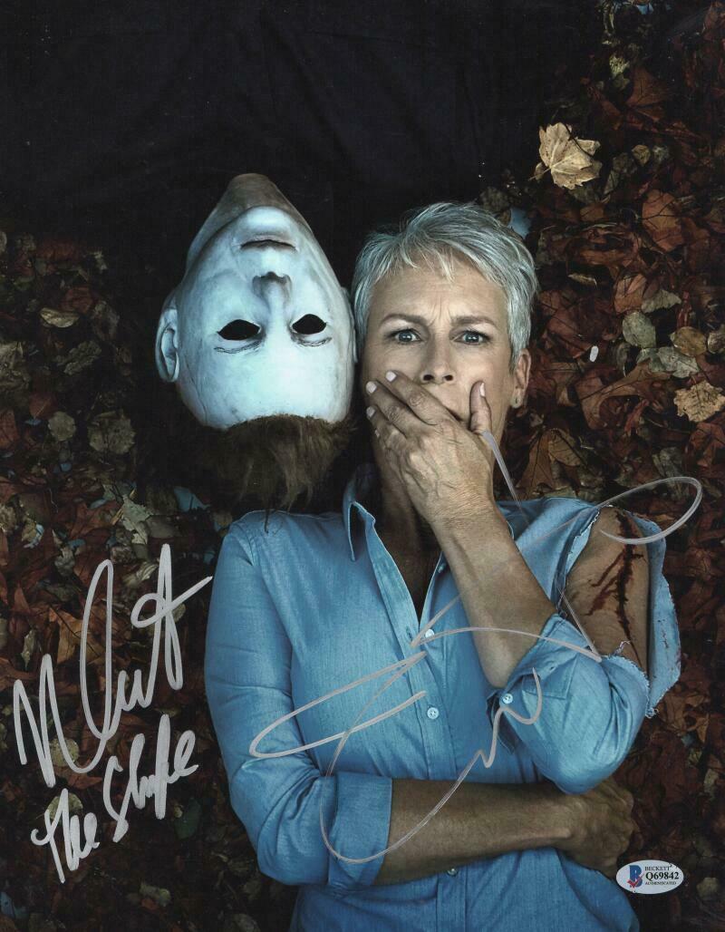 JAMIE LEE CURTIS NICK CASTLE SIGNED 11X14 PHOTO HALLOWEEN AUTOGRAPH ...