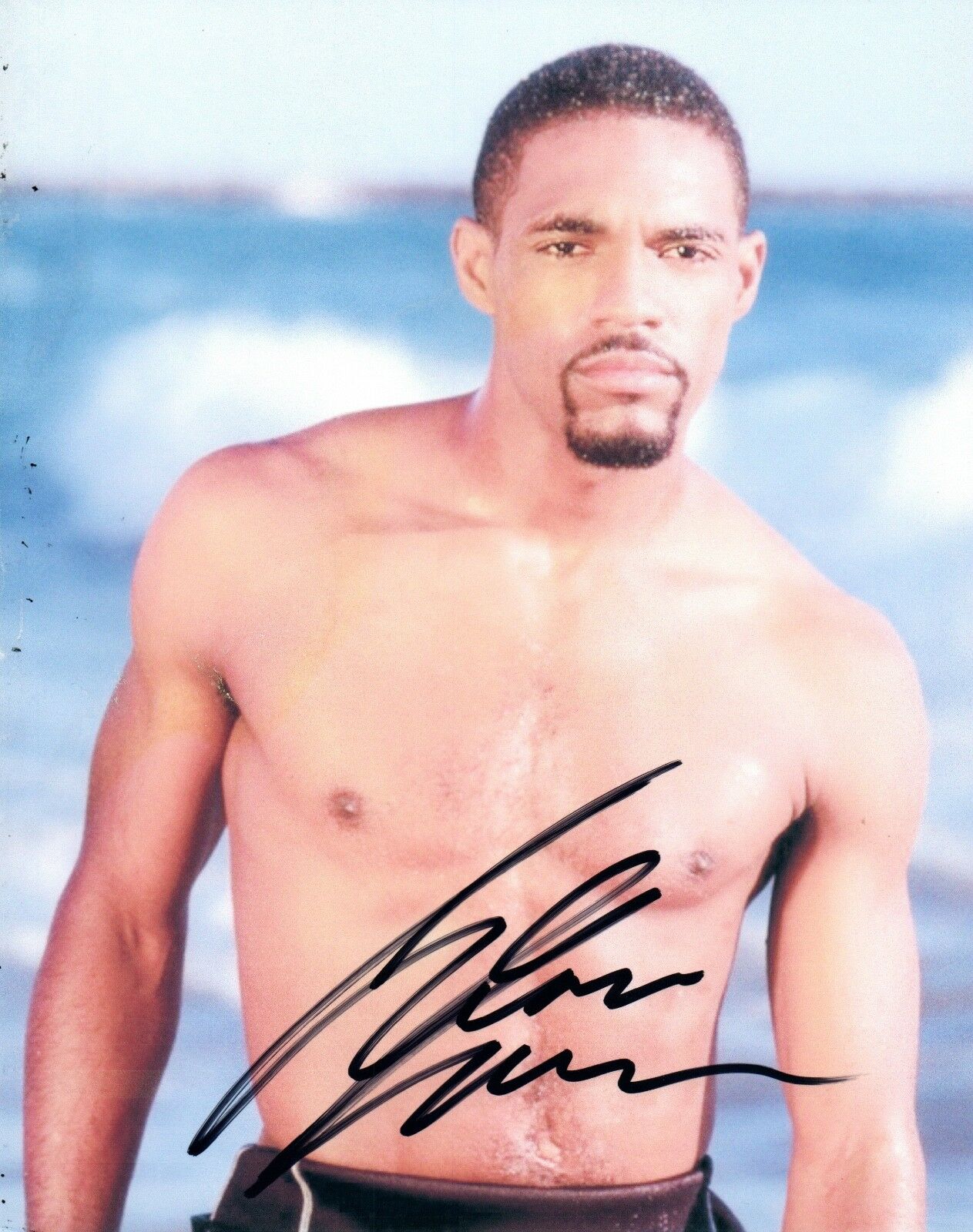Jason George Signed 8x10 Photo Shirtless Grey's Anatomy Sunset Beach ...