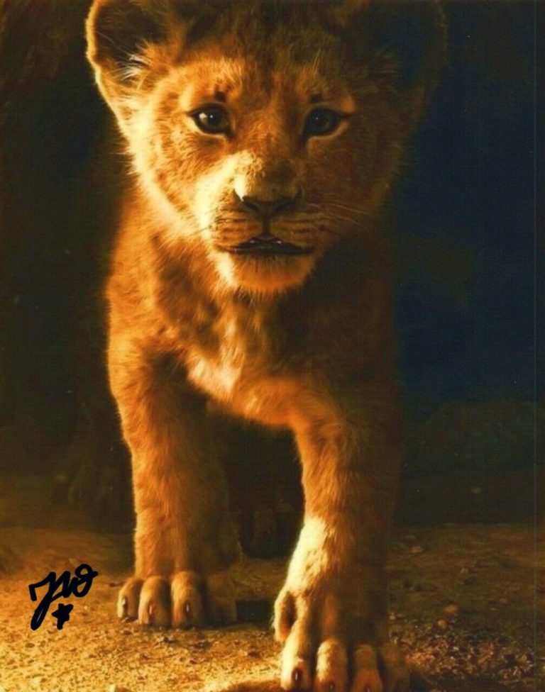 JD McCrary Signed Autographed 8x10 Photo The Lion King 2019 Young Simba ...
