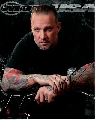 JESSE JAMES signed autographed MOTORCYCLE CHOPPER photo | Autographia