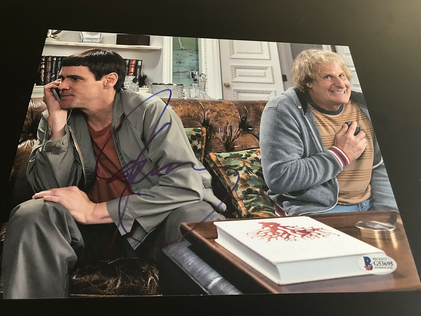 JIM CARREY SIGNED AUTOGRAPH 8x10 PHOTO DUMB AND DUMBER IN PERSON ...
