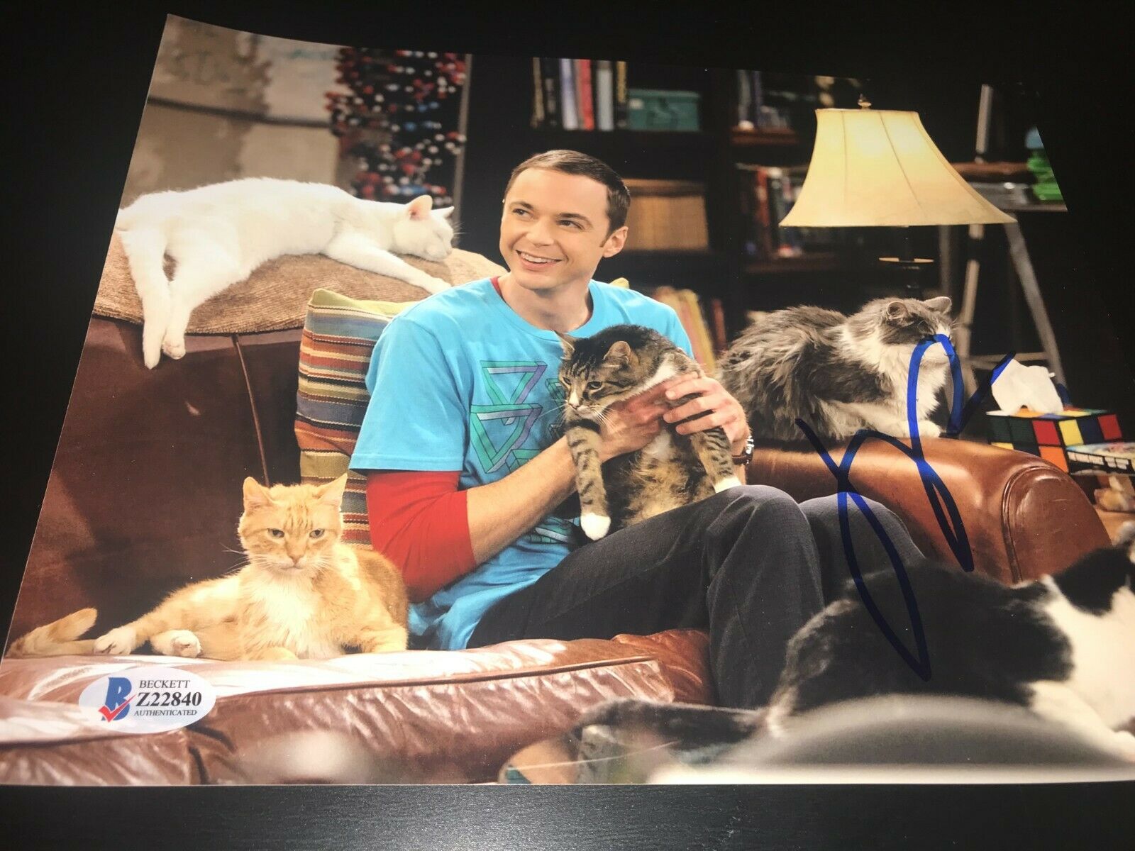 Jim Parsons Signed Autograph 8x10 Photo Big Bang Theory Cuoco Beckett