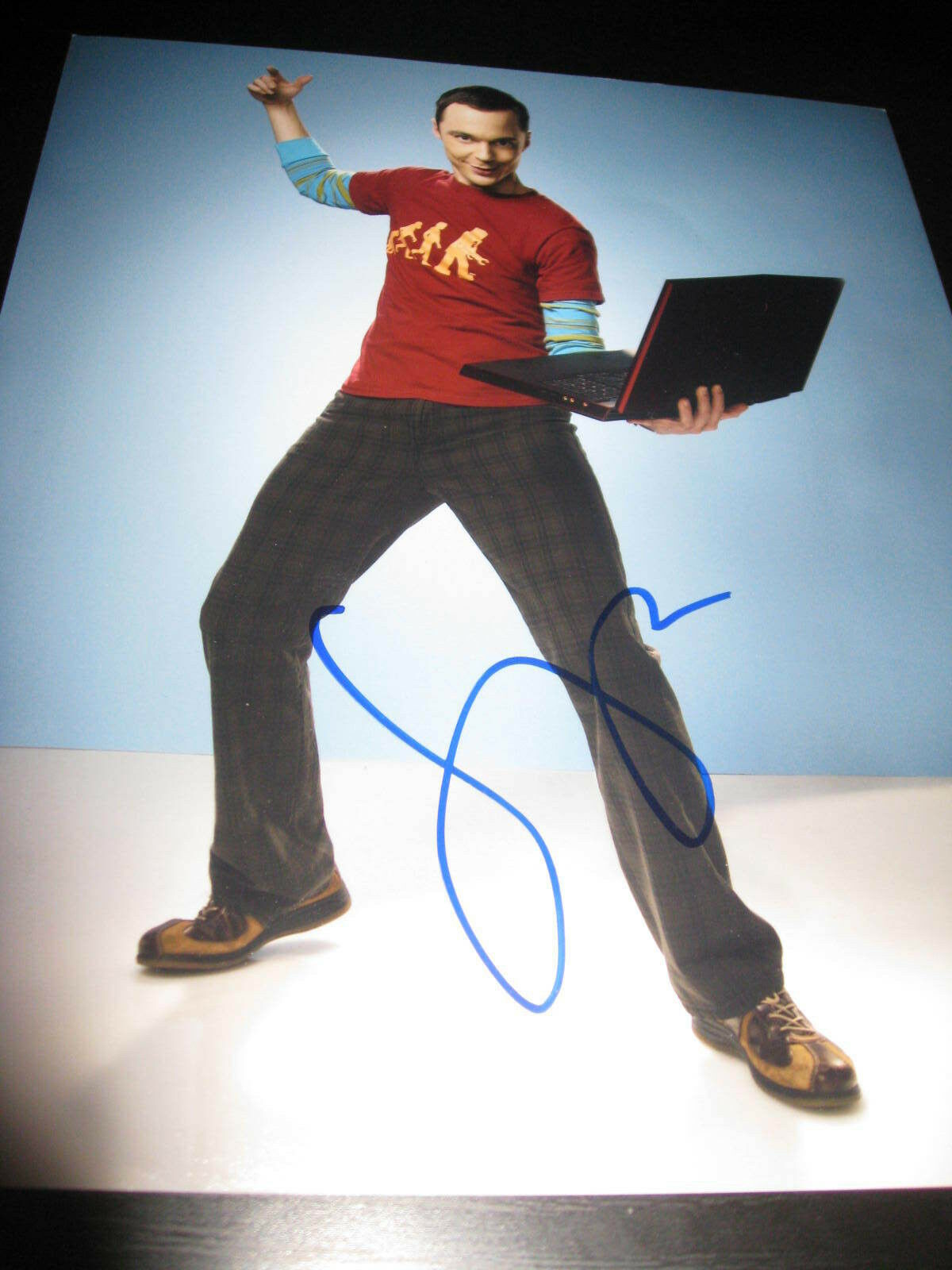 JIM PARSONS SIGNED AUTOGRAPH 8x10 PHOTO BIG BANG THEORY PROMO IN PERSON ...