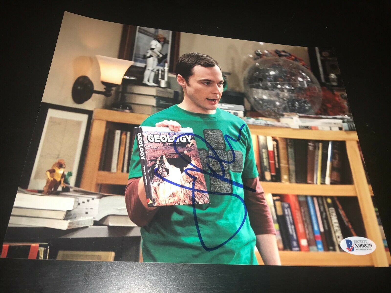 JIM PARSONS SIGNED AUTOGRAPH 8x10 PHOTO BIG BANG THEORY RARE BECKETT ...