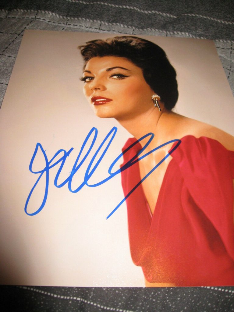 JOAN COLLINS SIGNED AUTOGRAPH 8x10 PHOTO HOLLYWOOD LEGEND PROMO IN ...