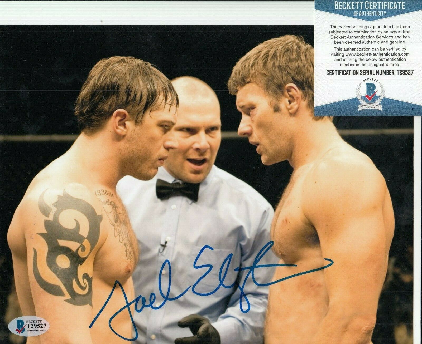 JOEL EDGERTON signed (WARRIOR) 8X10 photo *Brendan Conlon* BECKETT BAS ...