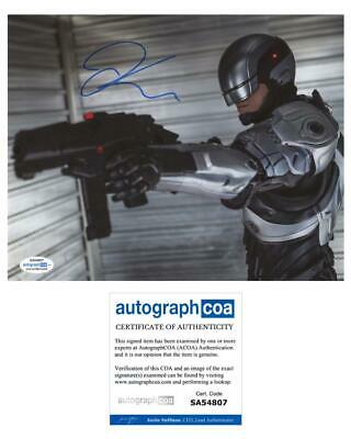Joel Kinnaman "RoboCop" AUTOGRAPH Signed 'Alex Murphy' 8x10 Photo B ...