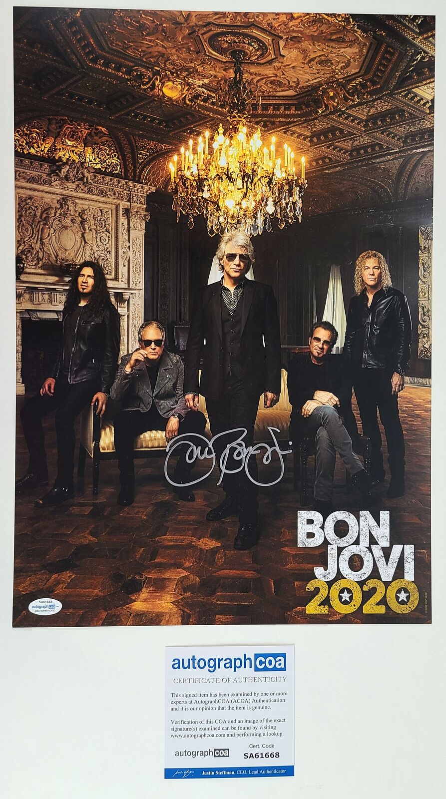 Jon Bon Jovi Autographed Signed 2020 Poster | Autographia