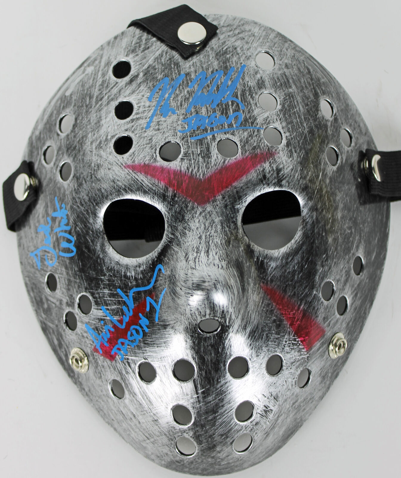Kane Hodder, Ted White & Ari Lehman Signed Friday The 13th Jason Mask ...