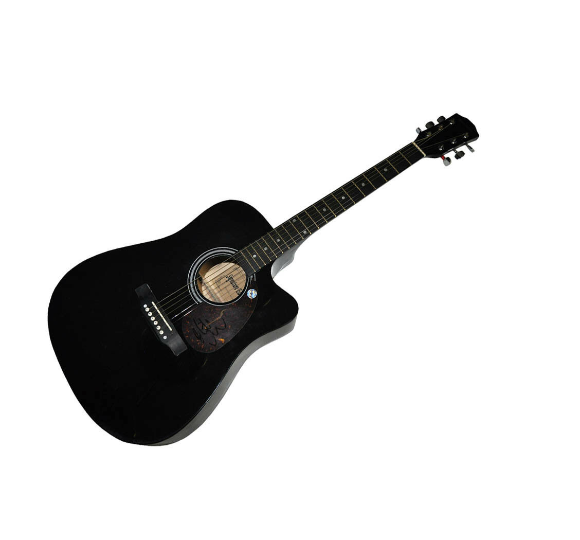 Keith Urban Autographed Signed Acoustic Guitar UACC RD COA AFTAL ...