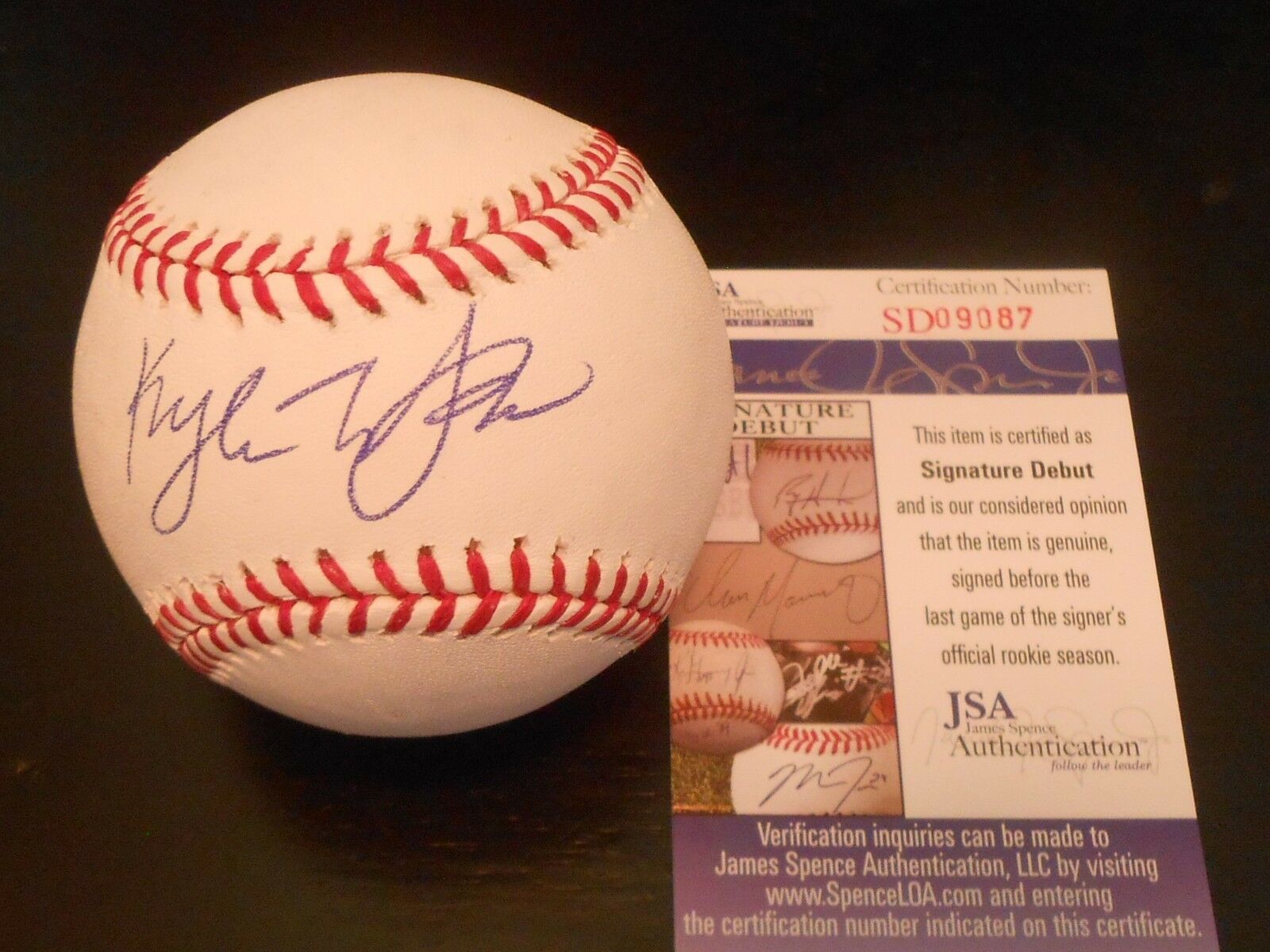 Kyle Tucker Signed Official Major League Baseball w/JSA COA Signature ...