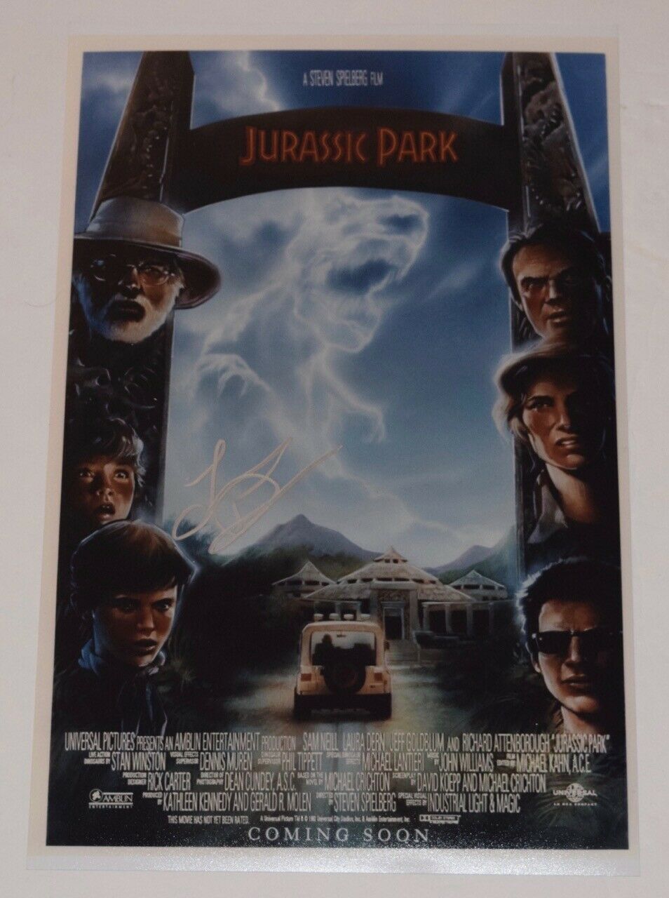 Laura Dern Signed Autographed JURASSIC PARK 11x17 Movie Poster Photo ...