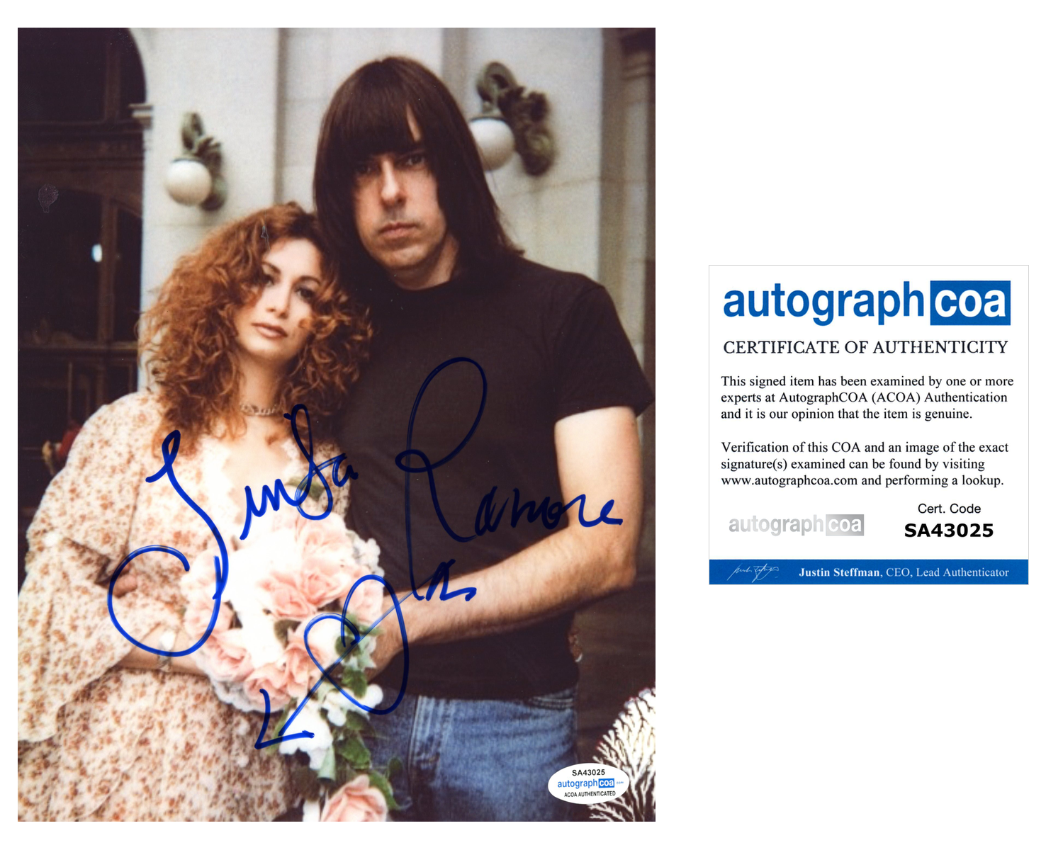 Linda Ramone Signed Autographed 8x10 Photo The Ramones ACOA COA ...