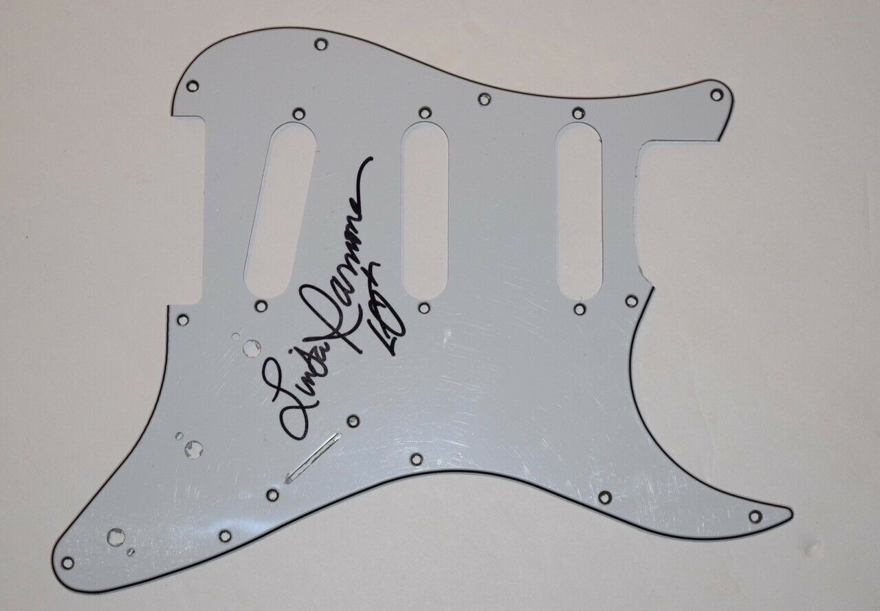 Linda Ramone Signed Autographed Guitar Pickguard THE RAMONES Johnny's ...