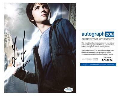Logan Lerman "Percy Jackson" AUTOGRAPH Signed 8x10 Photo ACOA ...